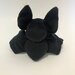Black Lightning Bolt Bat Plush, Stuffed Animal, Softie - Etsy