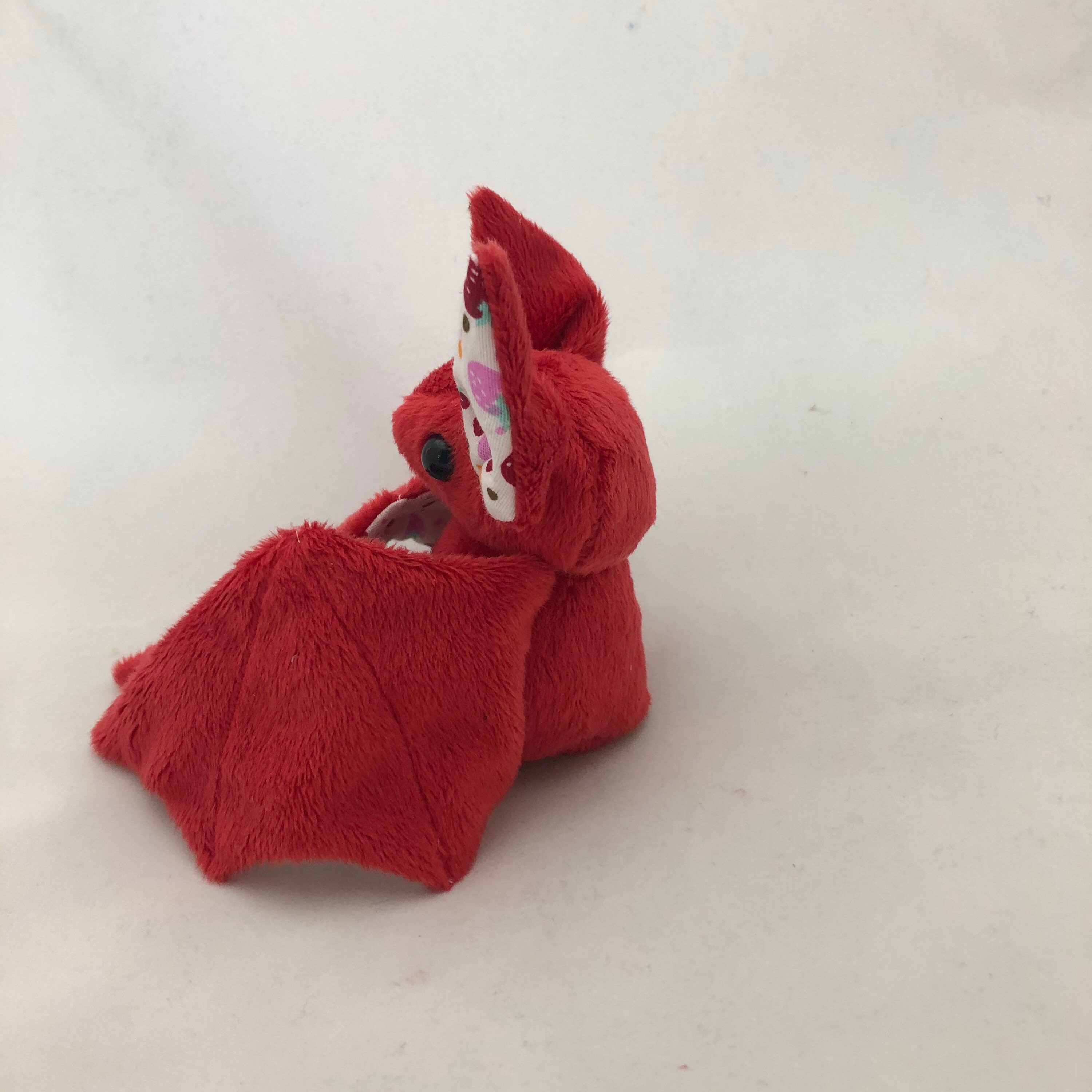 Strawberry Red Bat Plush Stuffed Animal Softie - Etsy
