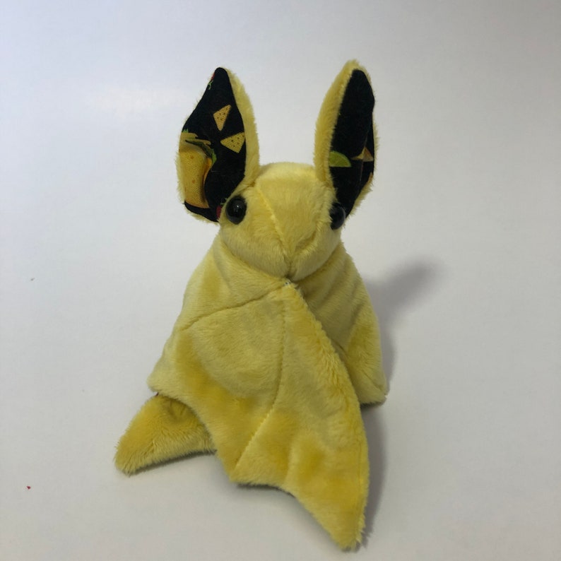 Yellow Taco Bat Plush, Stuffed Animal, Softie - Etsy