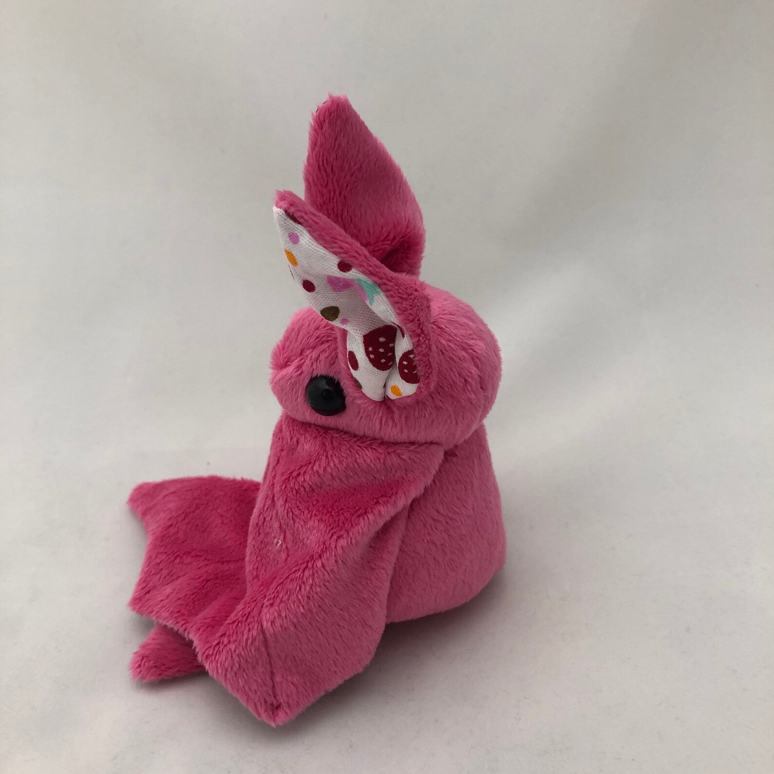 Strawberry Pink Bat Plush, Stuffed Animal, Softie - Etsy