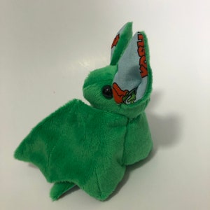 Green Yoshi Bat Plush, Stuffed Animal, Softie, Made From Licensed ...