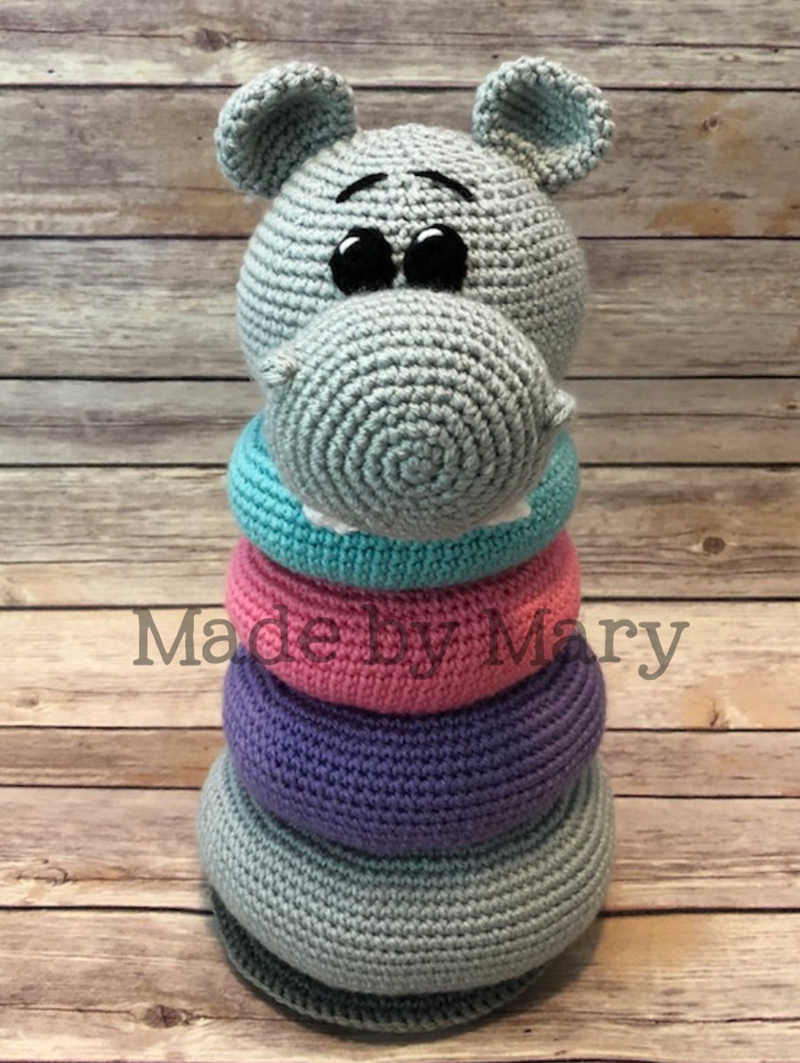 PDF PATTERN: Ring Stacker Zoo Animals 2 crochet Pattern | Etsy