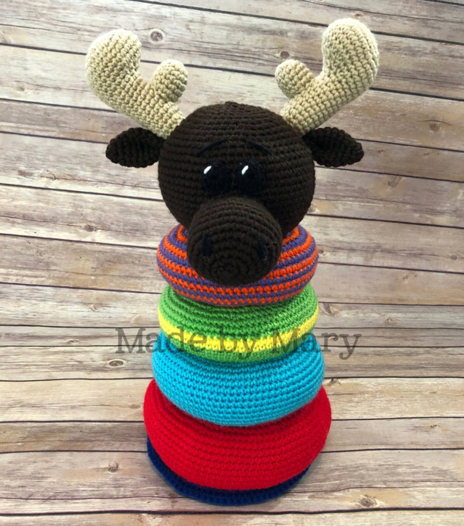 PDF PATTERN: Ring Stacker Woodland Animals crochet Pattern | Etsy