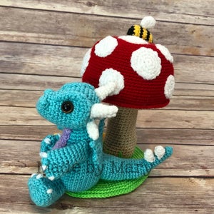 PDF PATTERN: Dragon and Toadstool Amigurumi **crochet Pattern Only, Not ...