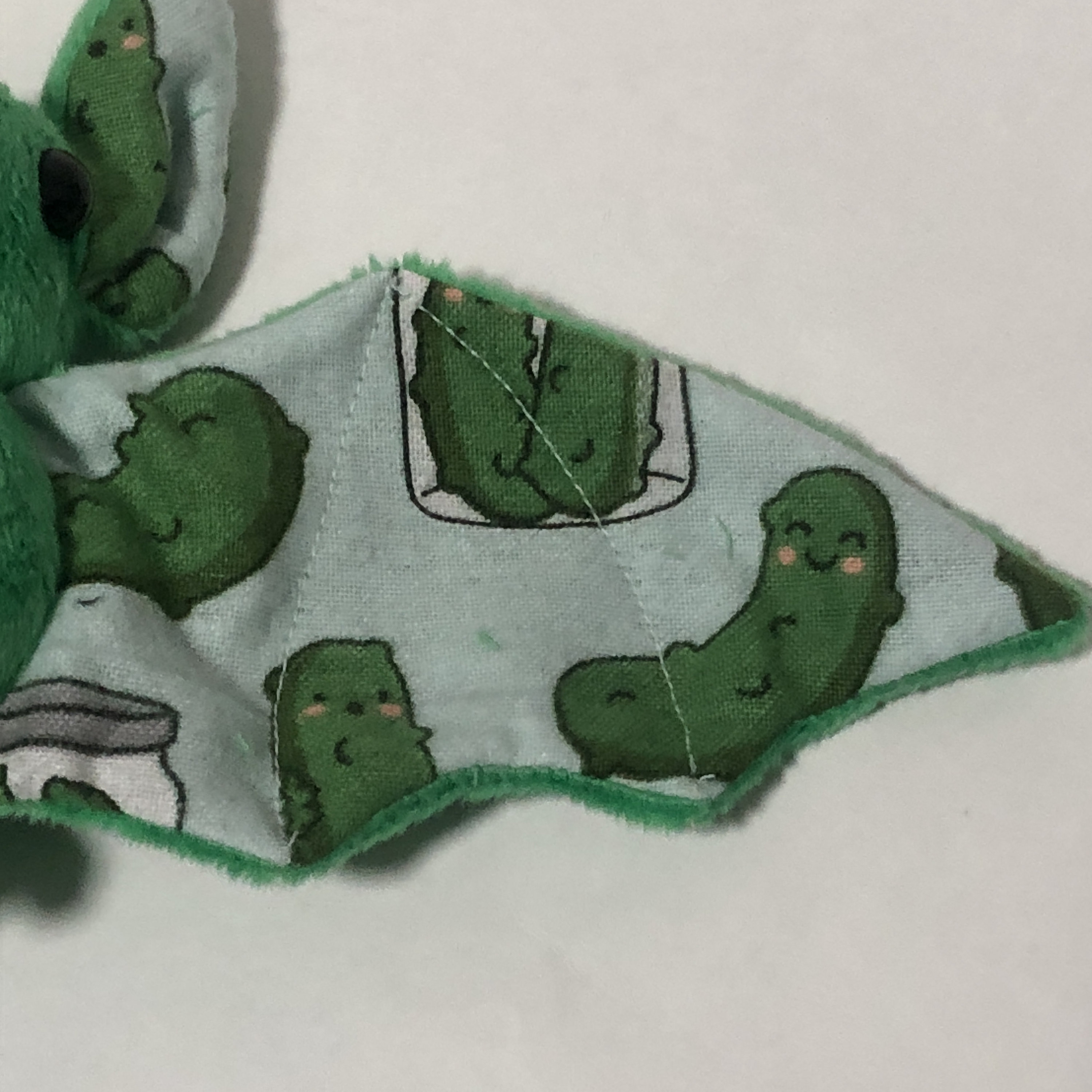 Green Pickle Bat Plush, Stuffed Animal, Softie - Etsy