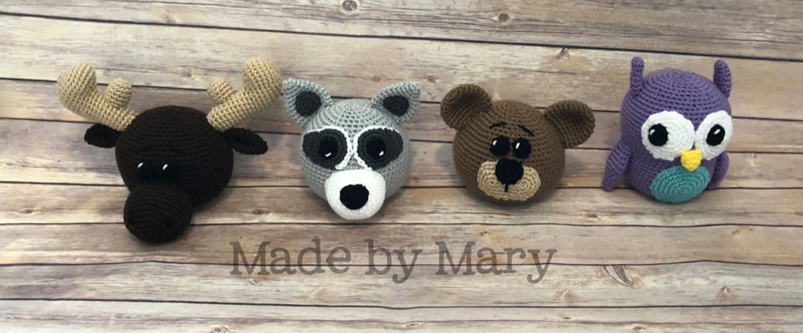 PDF PATTERN: Ring Stacker Woodland Animals crochet Pattern | Etsy