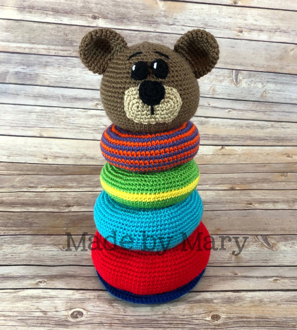 PDF PATTERN: Ring Stacker Woodland Animals crochet Pattern | Etsy