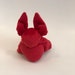 Red Candy Cane Bat Plush, Stuffed Animal, Softie - Etsy