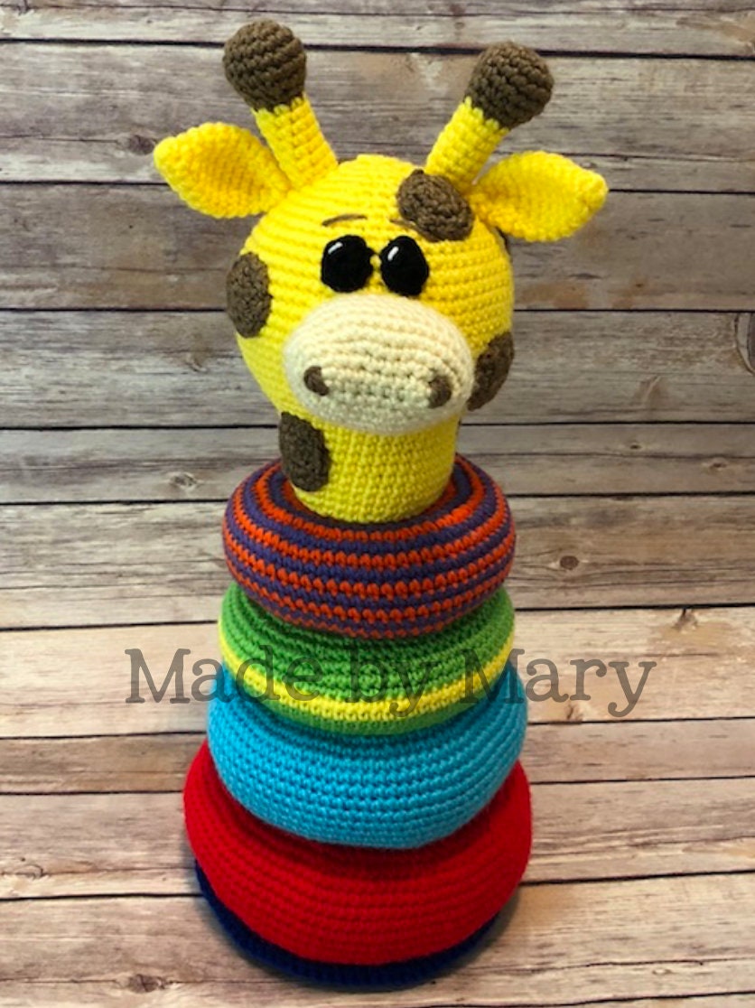PDF PATTERN: Ring Stacker Zoo Animals 1 crochet Pattern | Etsy