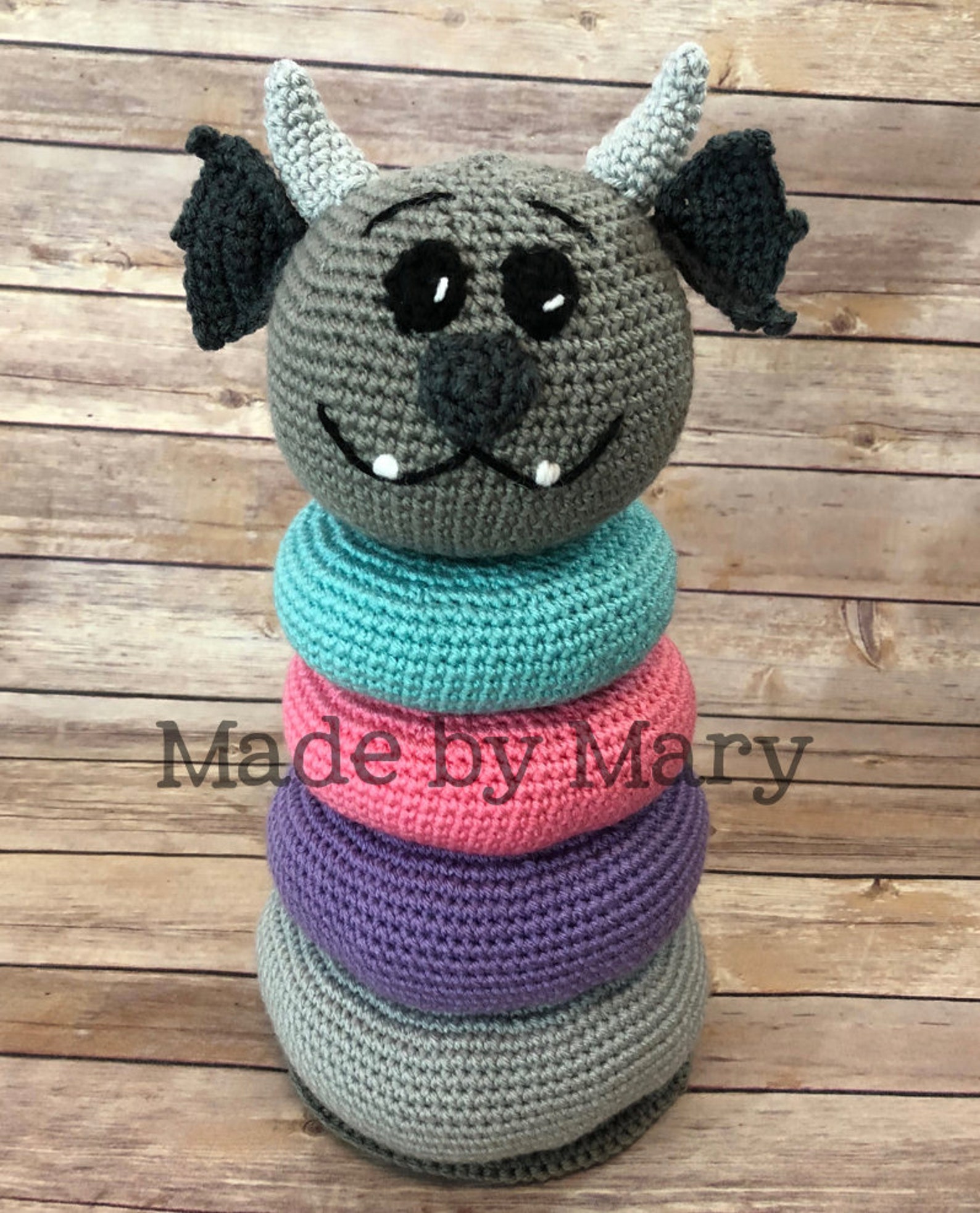 PDF PATTERN: Ring Stacker Fantasy Animals crochet Pattern | Etsy UK