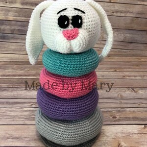 PDF PATTERN: Ring Stacker Pet Animals **crochet Pattern Only, Not ...