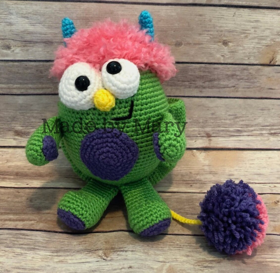 PDF PATTERN: Pouch Monster Amigurumi **crochet Pattern Only, Not Actual ...