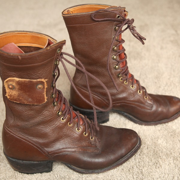 Lace up Roper Boots - Etsy