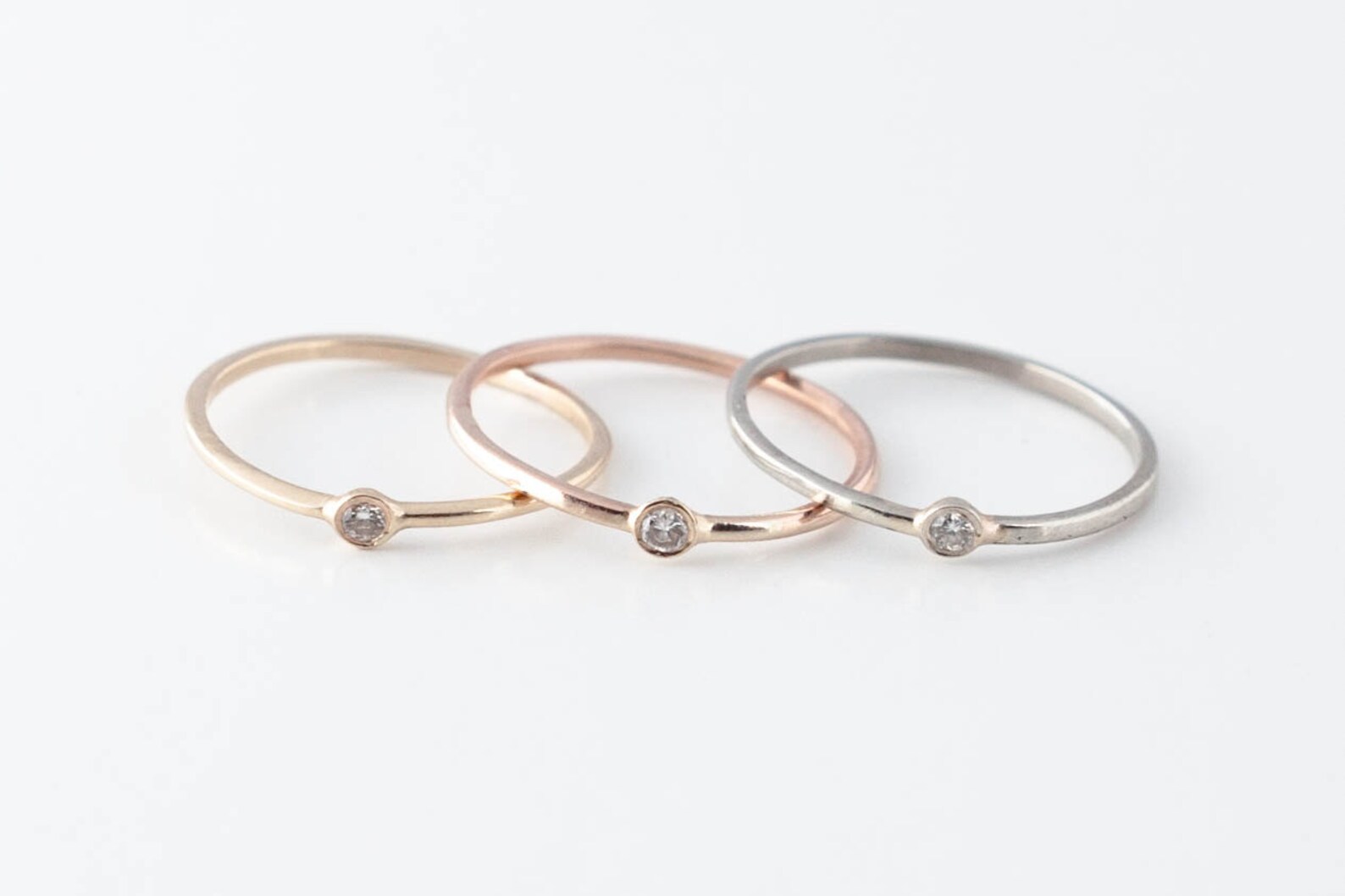 14K Gold Diamond Knuckle Ring - Etsy