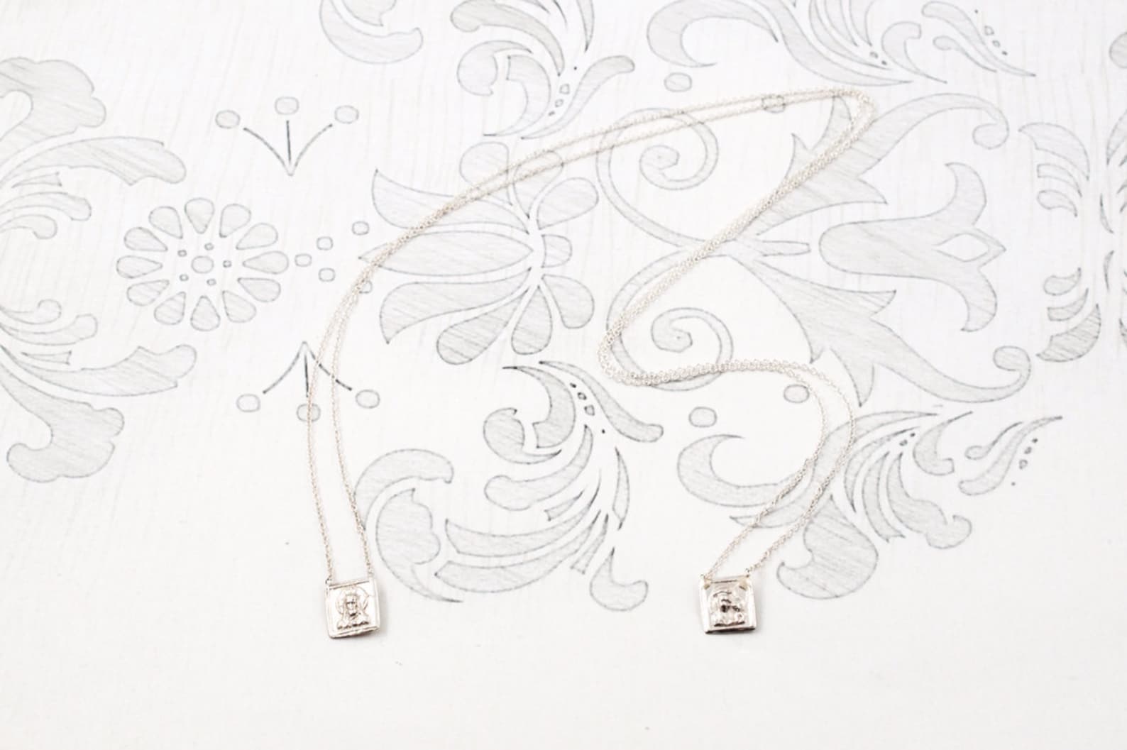 Sterling Silver Escapulario - Unisex - Etsy