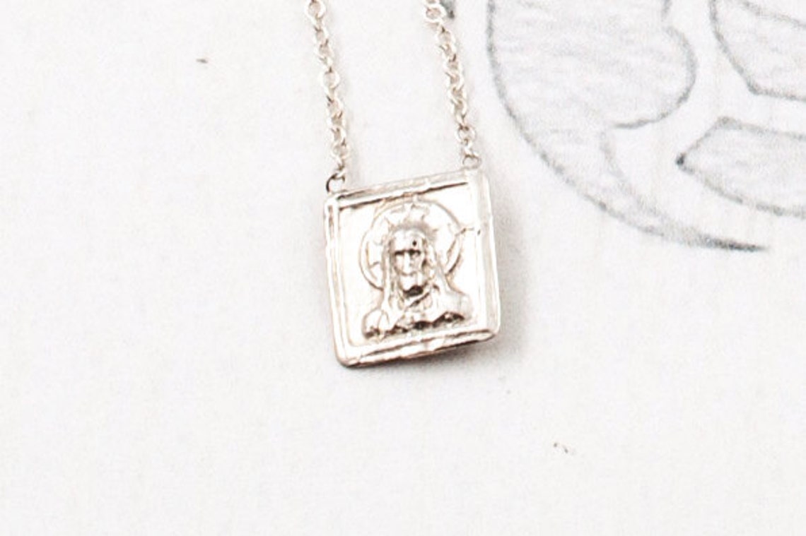 Sterling Silver Escapulario - Unisex - Etsy