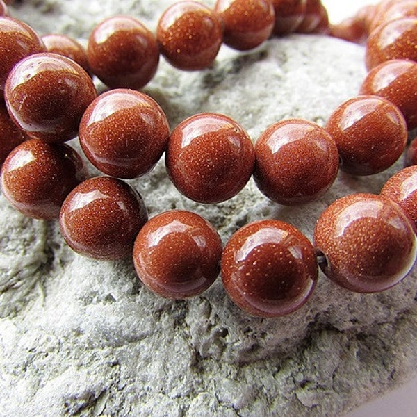Brown Goldstone - Etsy