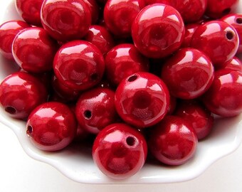 Round Acrylic Miracle Bead Strand, 3D Illusion, Resin Miracle Beads 14 ...