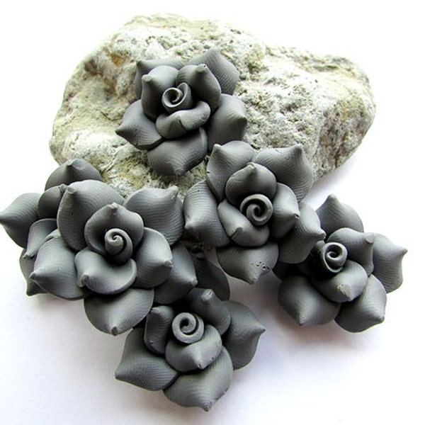 Polymer Clay Roses - Etsy