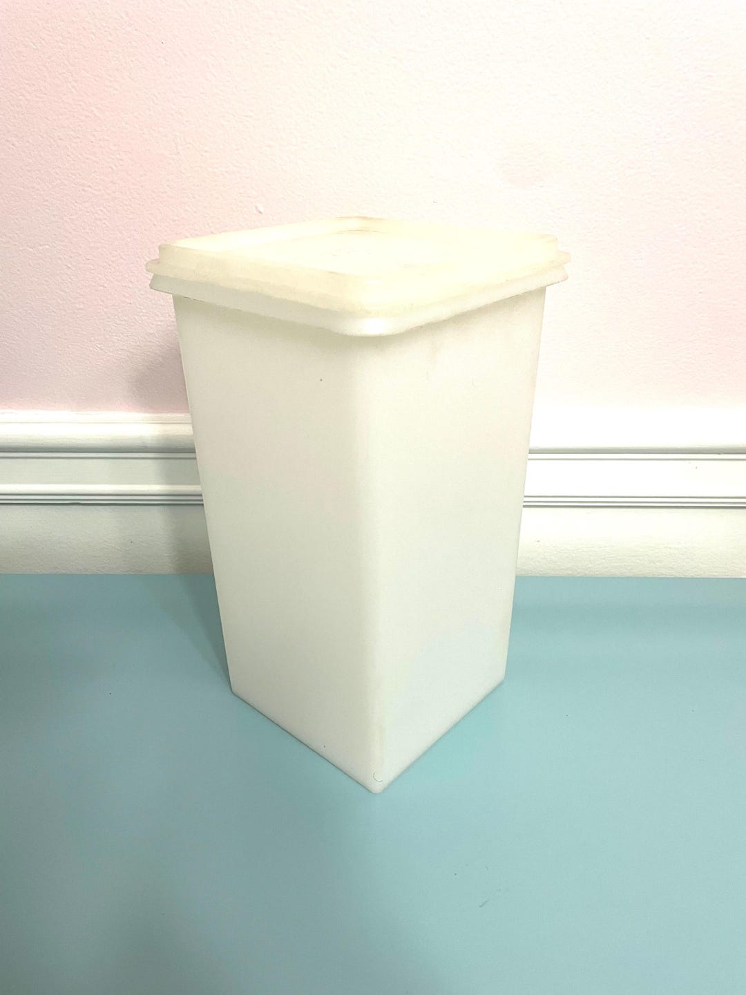 Vintage Tupperware Container Canister With Lid Cracker Storage Box ...