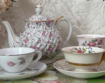 Cottage Tea Set - Etsy
