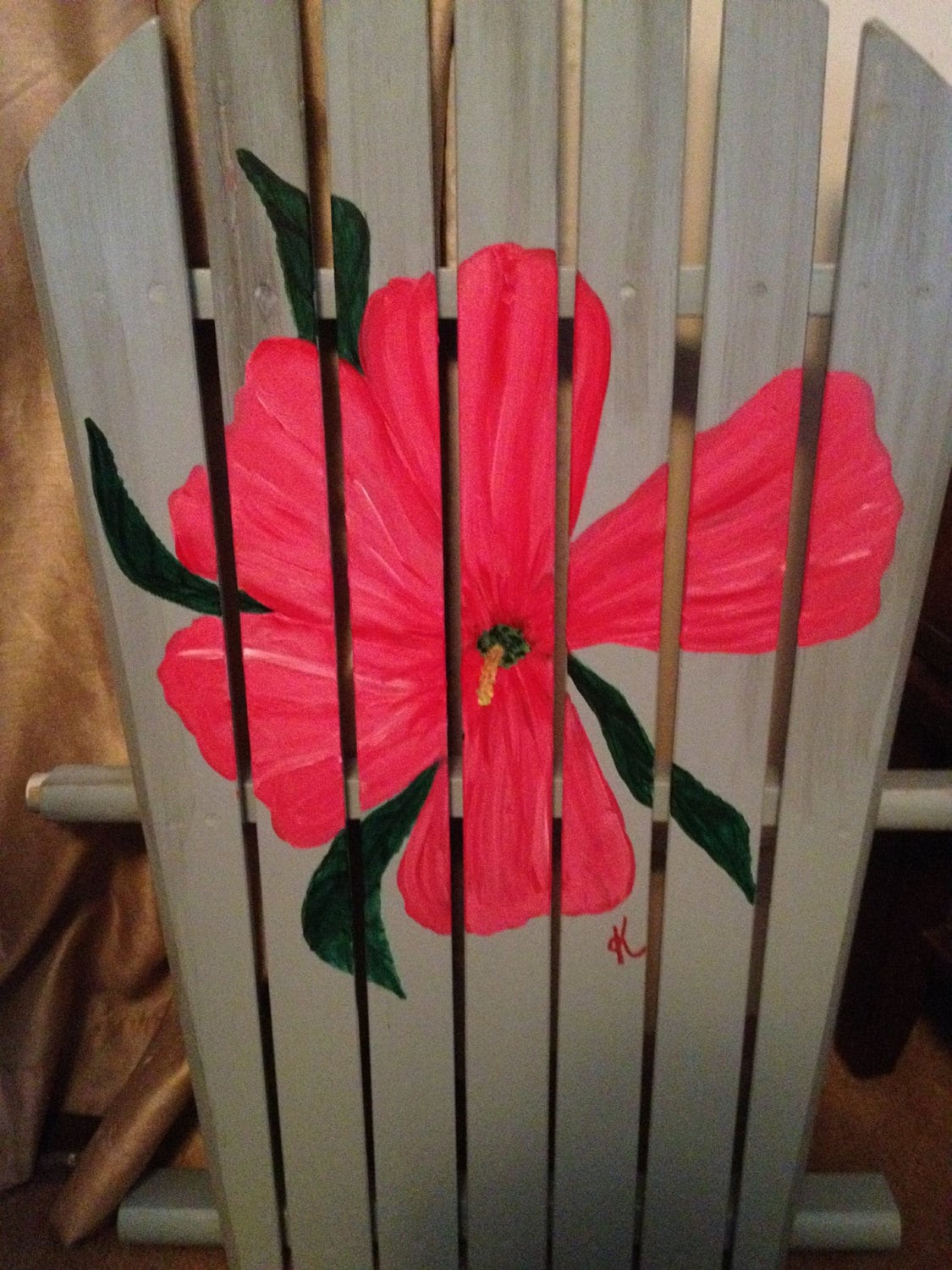 Hand Painted Adirondack Chair - Etsy