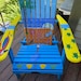 Adirondack Chair - Custom Colors - Margaritaville Beach - Hand Painted ...