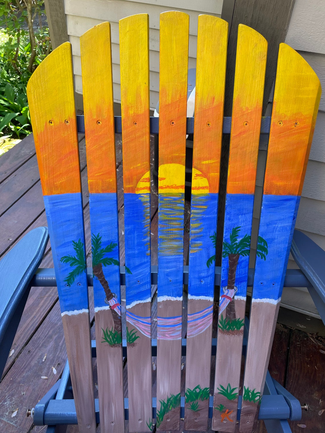 Adirondack Chair Tropical Fish Colorful Custom Color - Etsy