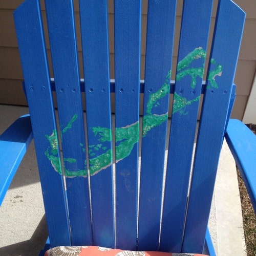 Adirondack Chair Custom Colors Beach Lighthouse Sea - Etsy