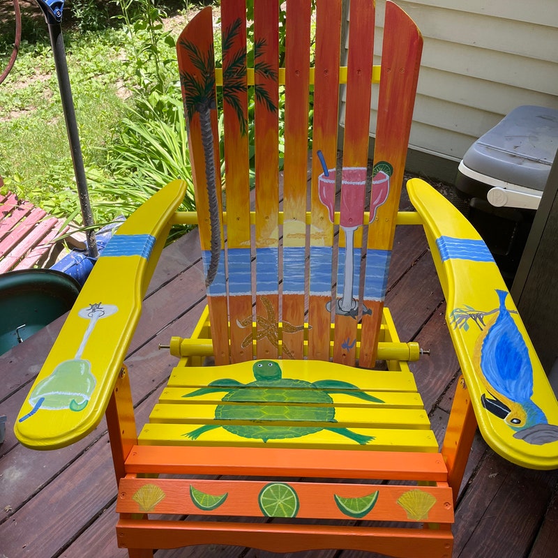 Hand Painted Chairs - Etsy