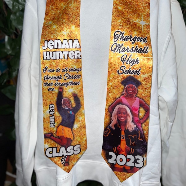 Custom Graduation Stole - Etsy