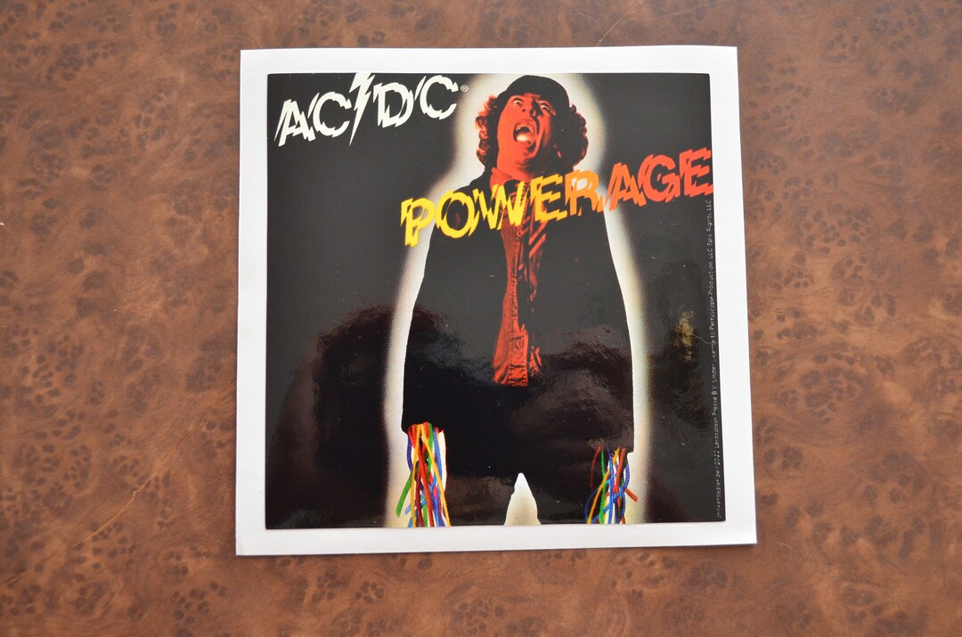 Logo AC/DC Sticker - Etsy