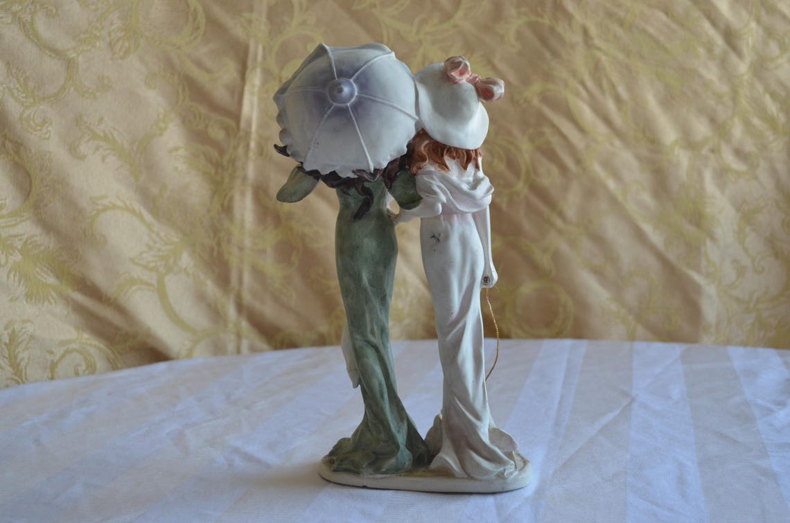 Vintage Hand-painted Ceramic Statue Figurine the Mirella Collection - Etsy