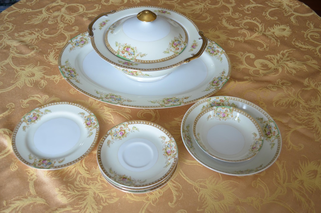 Vintage Grace China Made in Japan Set of Nine Serving Pieces - Etsy