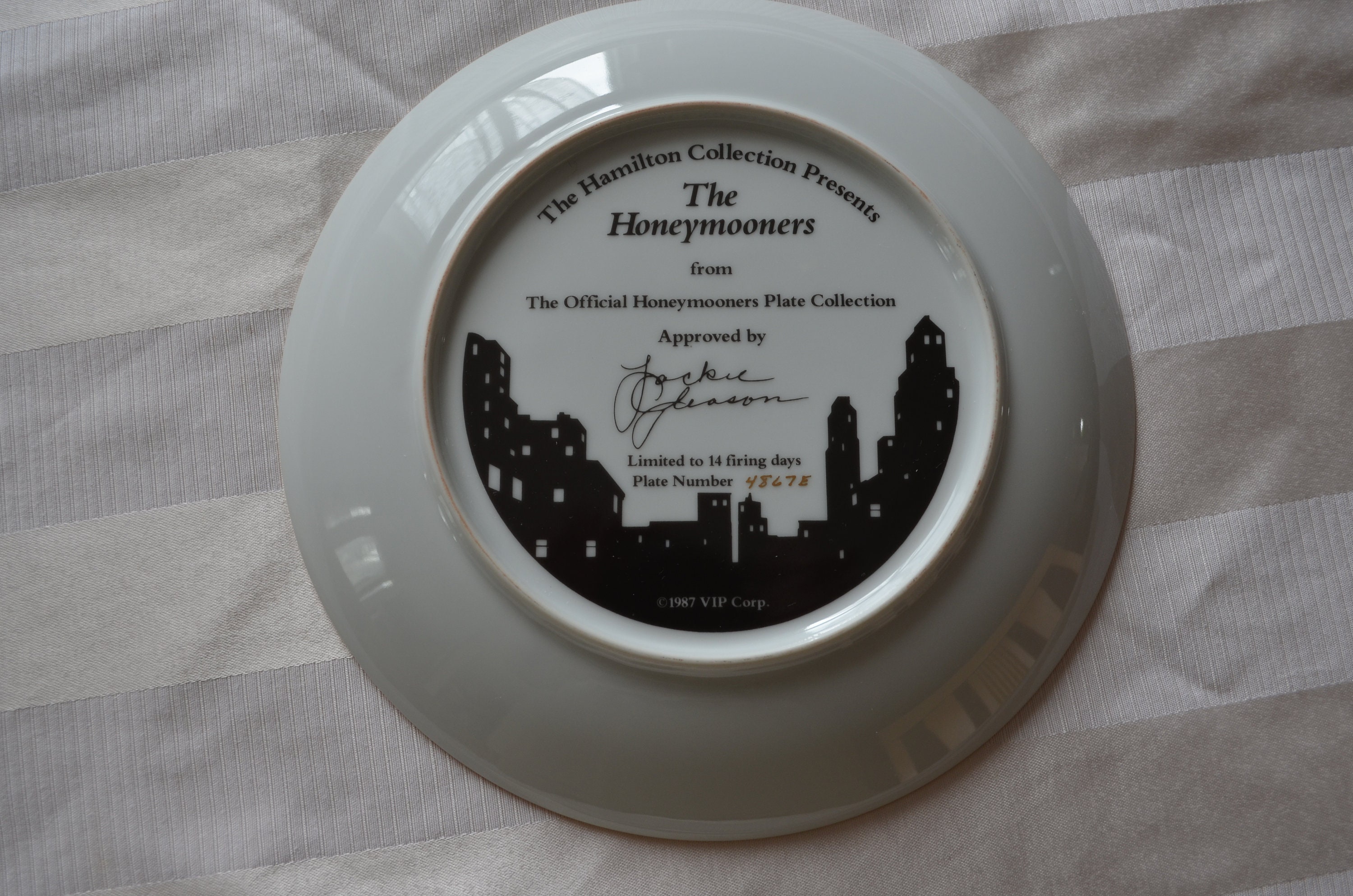 Vintage Collectible Plate - "the Honeymooners" by Jackie Gleason the ...