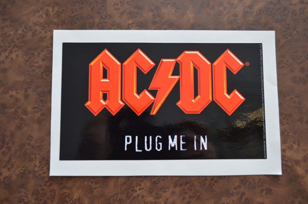 Logo AC/DC Sticker - Etsy