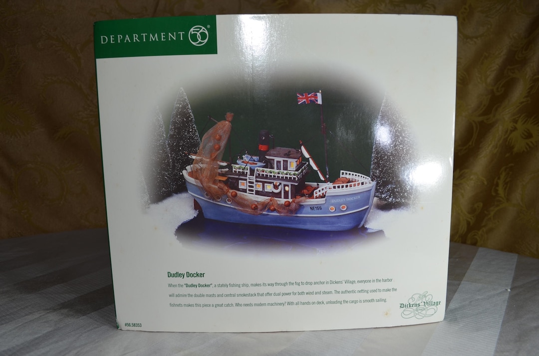 Vintage Department 56 Dickens Village Series “dudley Docker” - Etsy