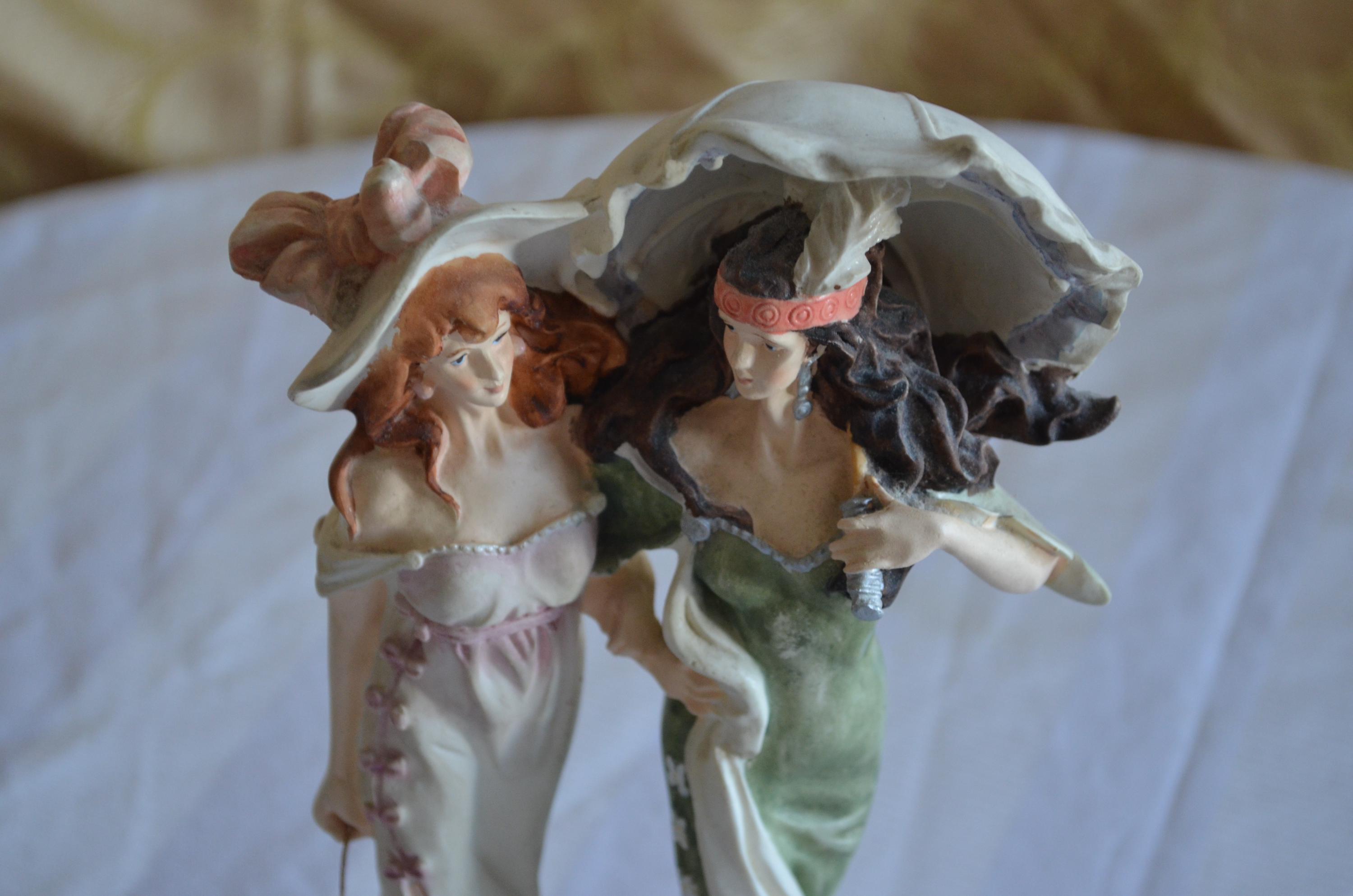 Vintage Hand-painted Ceramic Statue Figurine the Mirella Collection - Etsy