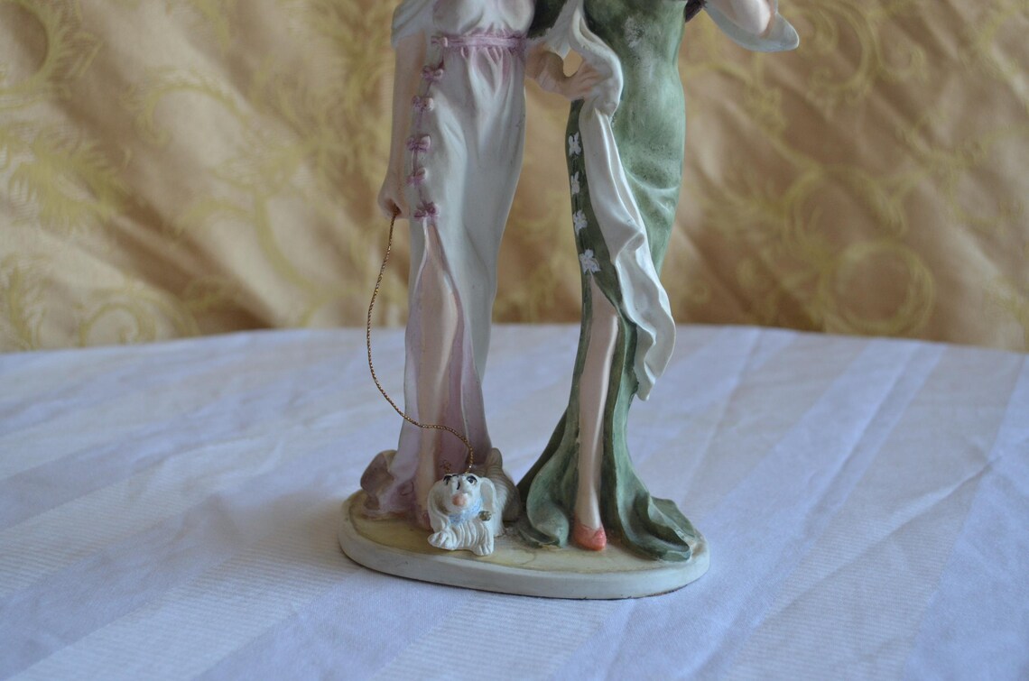 Vintage Hand-painted Ceramic Statue Figurine the Mirella Collection - Etsy