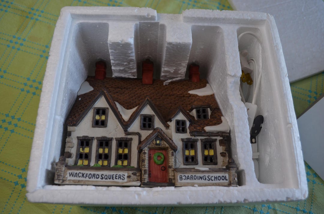 Vintage Department 56 Dickens Village Series “wackford Squeers Boarding ...