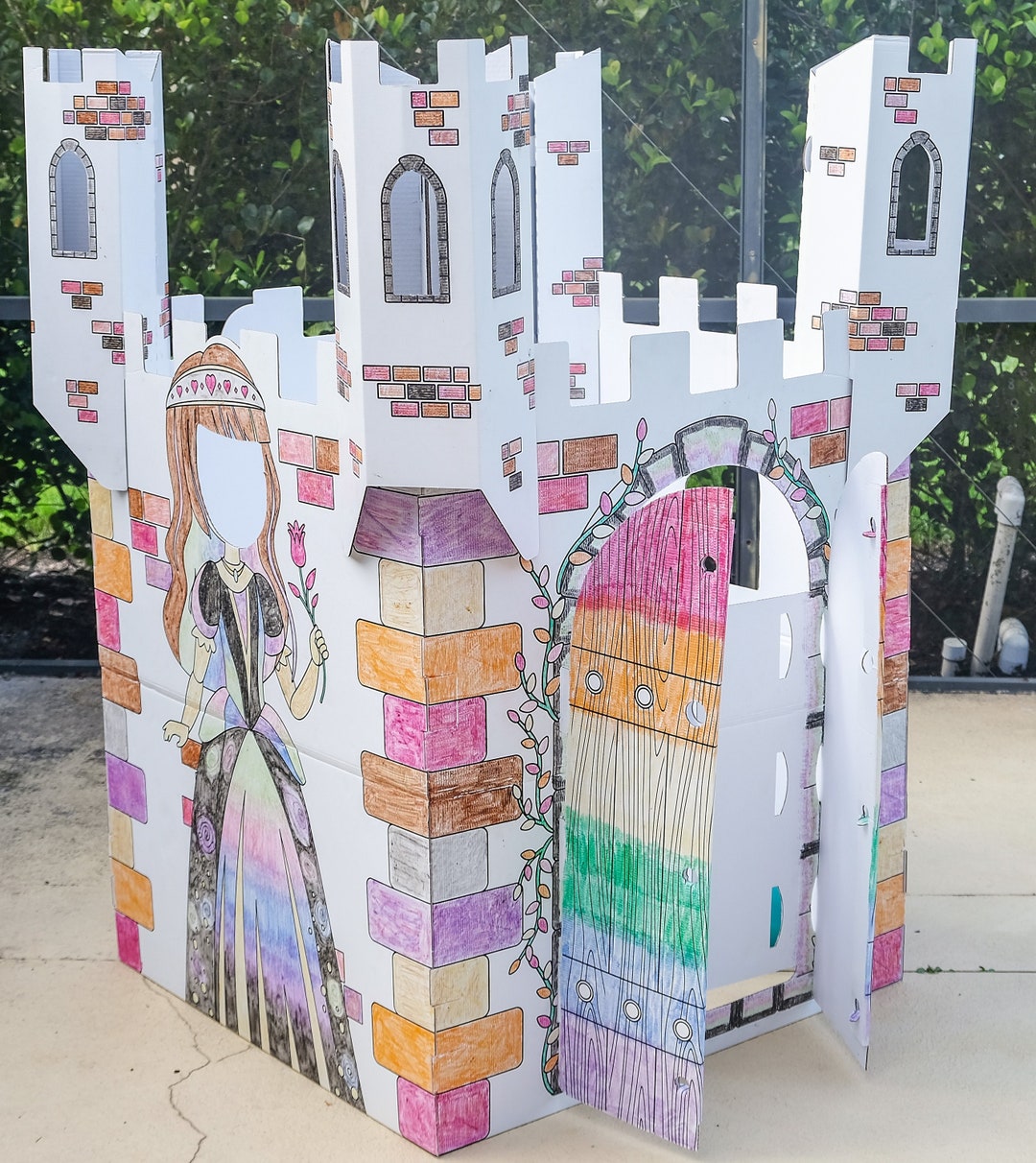 Color Your Own Princess Castle - Etsy