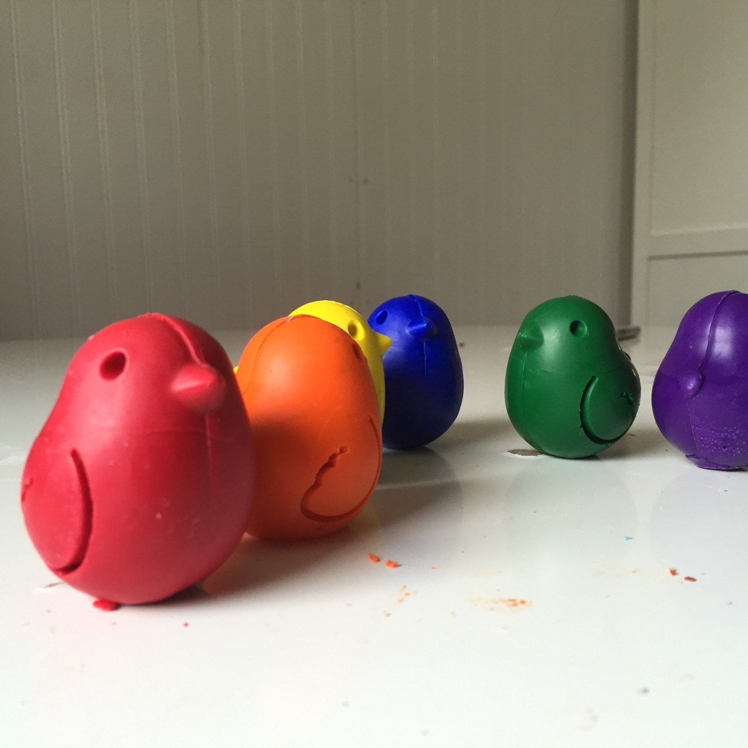Chicks: Eco-friendly Set of 6 Handmade Soy & Bees Wax Crayons - Etsy