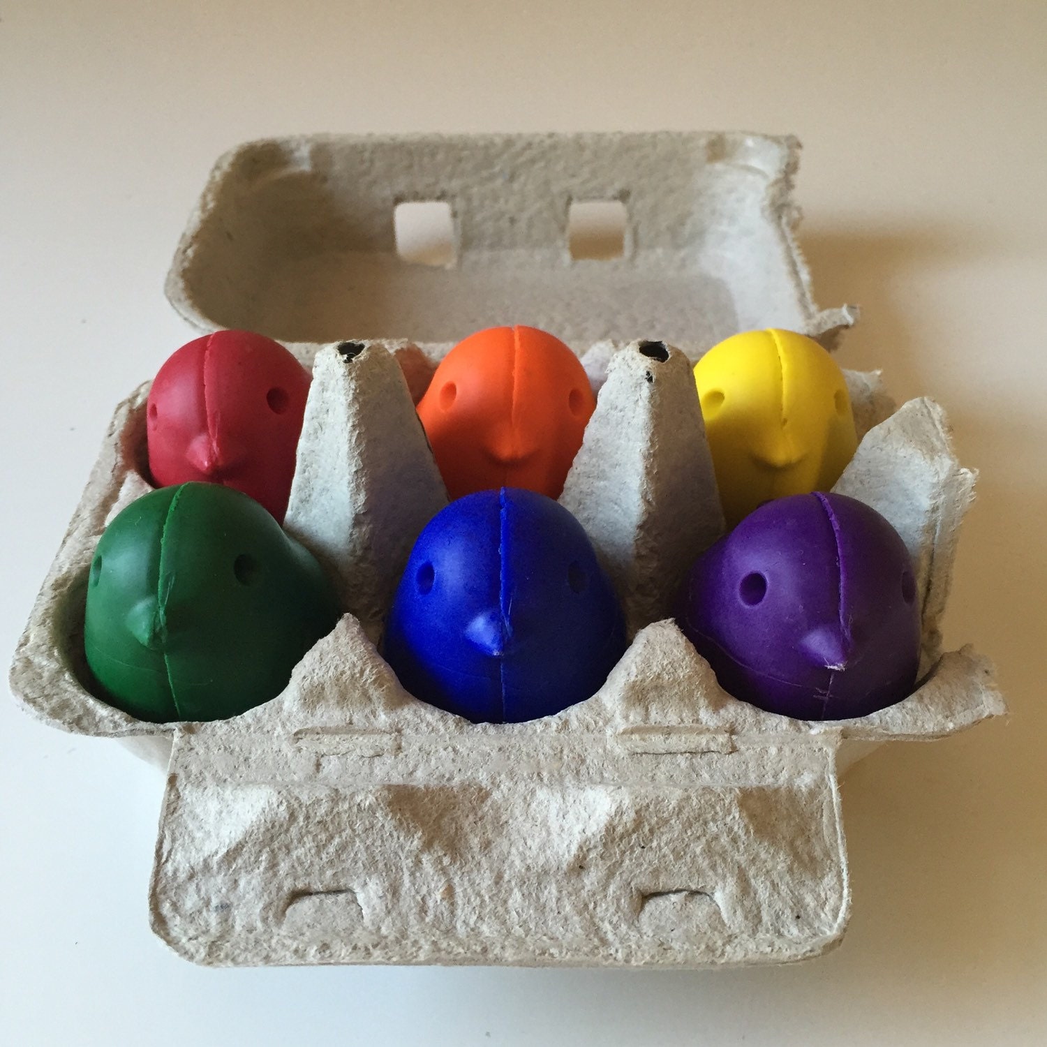 Chicks: Eco-friendly Set of 6 Handmade Soy & Bees Wax Crayons - Etsy