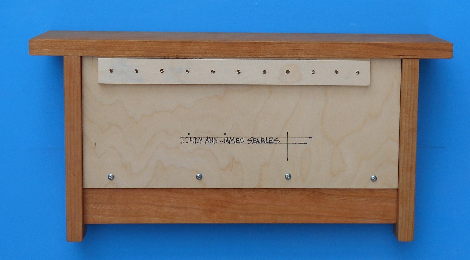 A VW Van Key Rack and Shelf in the Arts and Crafts Style - Etsy