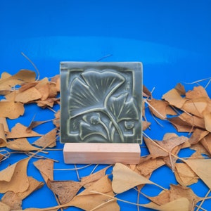 Ginkgo Tile Arts and Crafts Style Craftsman Decor Mission - Etsy