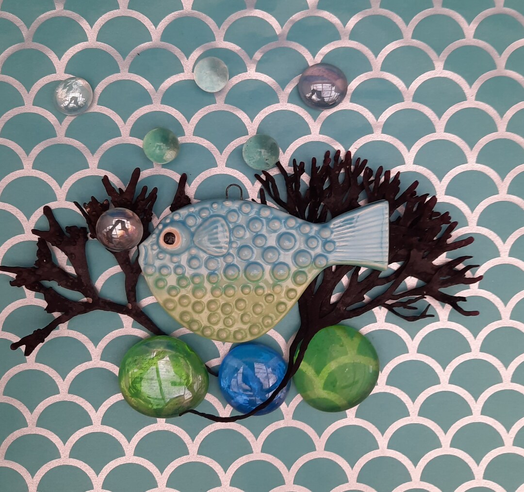 Puffer Fish Blow Fish Handmade Ornament Christmas Ornament - Etsy