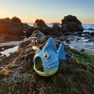 Anglerfish Night Light, Anglerfish Air Planter, Lantern Fish Night ...