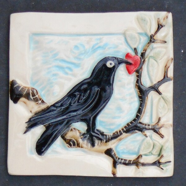 Raven Tile - Etsy