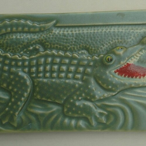 Alligator Subway Tile Florida Decor - Etsy