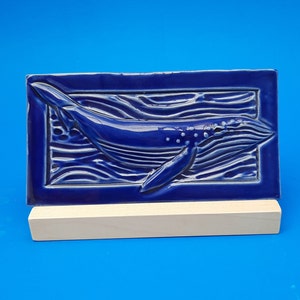 Whale, Hand Made Subway Tile, Mirror, Back Splash, Bring the Beach Home ...